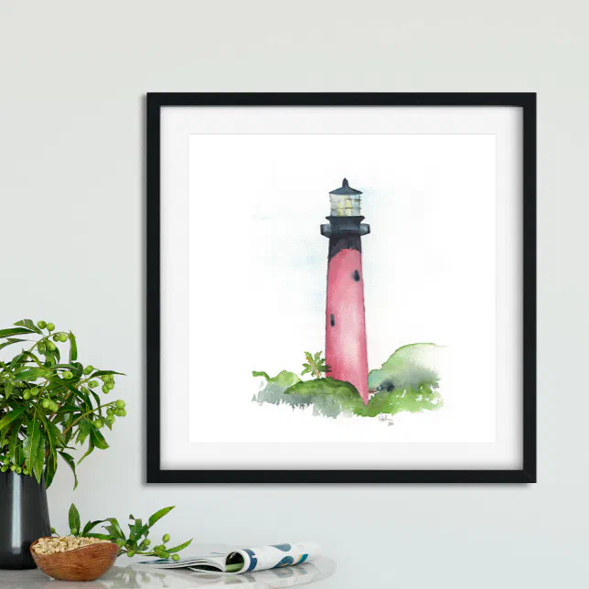 Jupiter Lighthouse Poster | Zazzle
