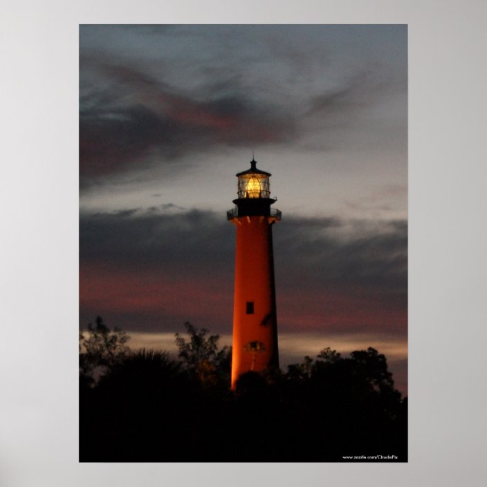 Jupiter Lighthouse Poster | Zazzle.com