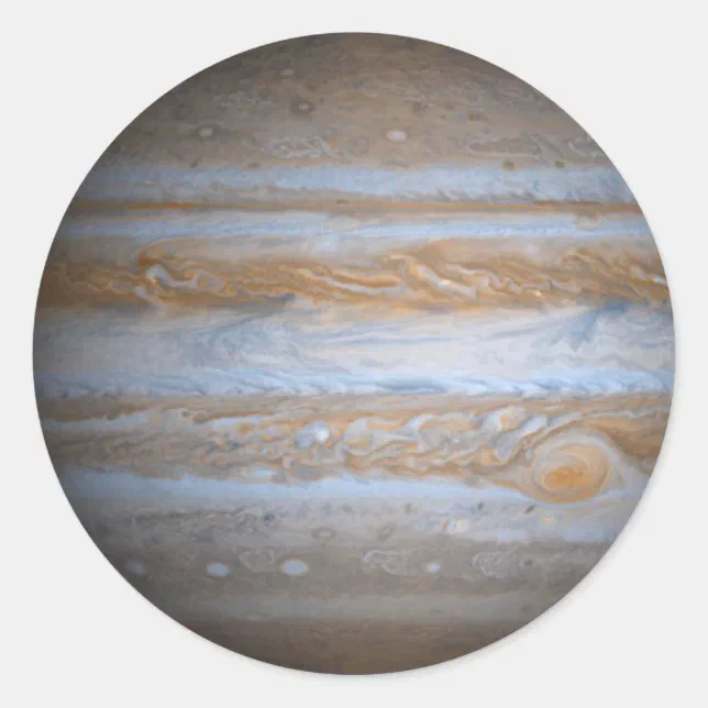 Jupiter - Multiple Products Classic Round Sticker | Zazzle