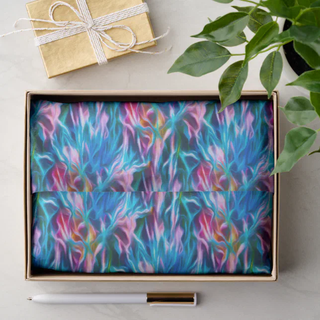 Jupiterian Night Flora at Twilight Tissue Paper | Zazzle