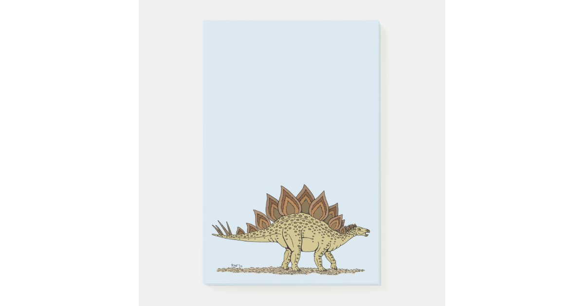 Jurassic Dinosaur Stegosaurus Post-it Notes | Zazzle