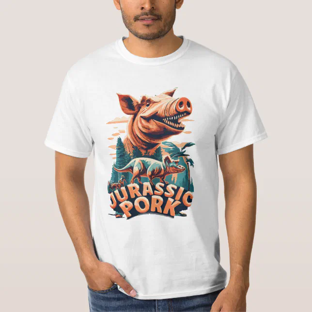 JURASSIC PORK T-Shirt | Zazzle