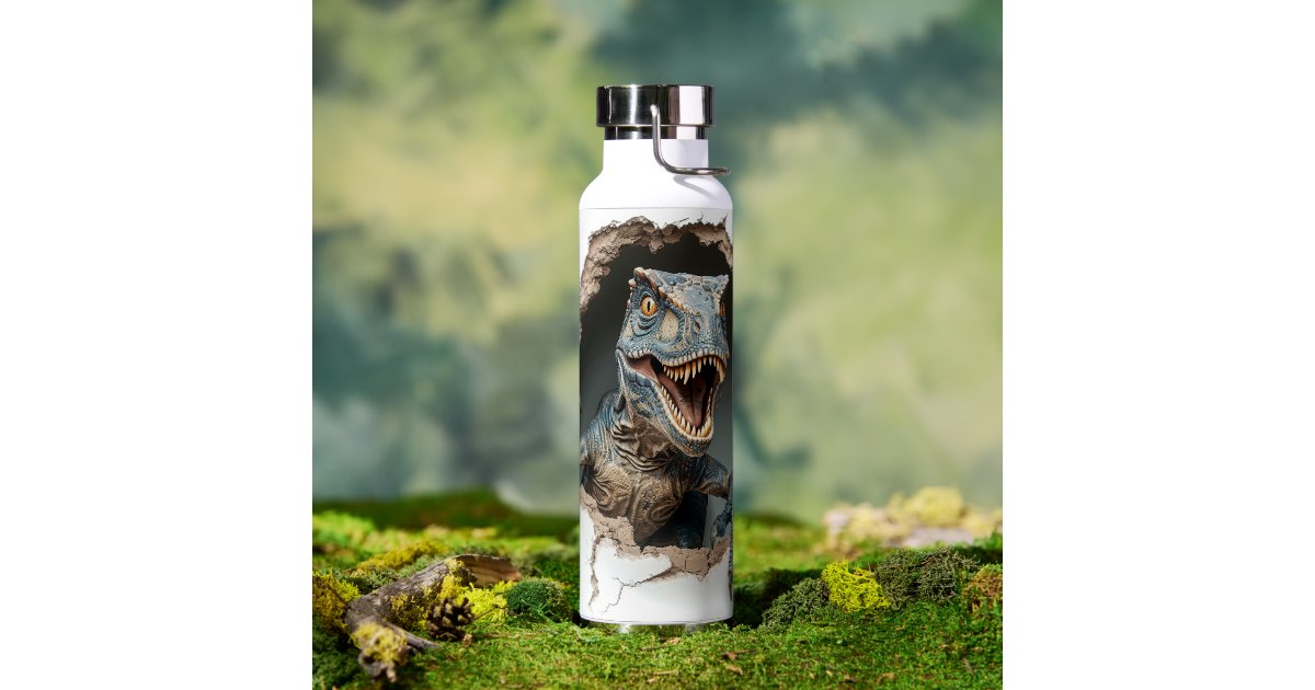 Jurassic Raptor Dinosaur Velociraptor Water Bottle | Zazzle