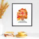 Just A Girl Who Loves Fall Watercolor Fall Beauty Poster | Zazzle