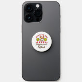 Just a Girl Who Loves Puppies and Softball PopSocket | Zazzle