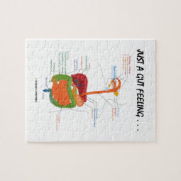 Just A Gut Feeling . . . (Digestive System) Jigsaw Puzzle | Zazzle