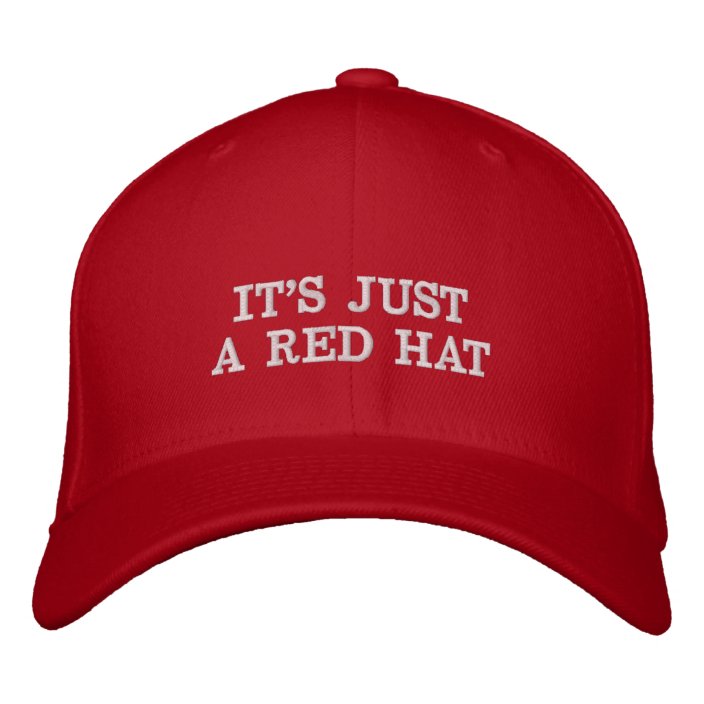 Just a Red Hat | Zazzle.com