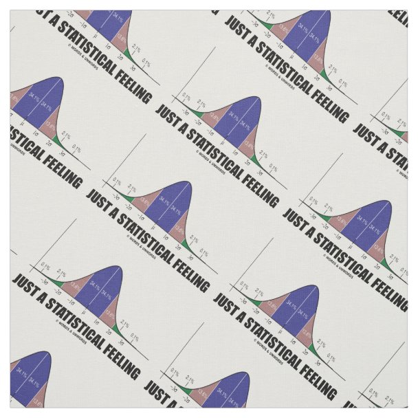 Just Call Me Statistically Significant Stats Humor Fabric | Zazzle