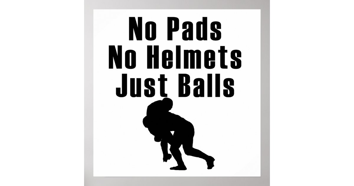 Just Balls Rugby Poster | Zazzle