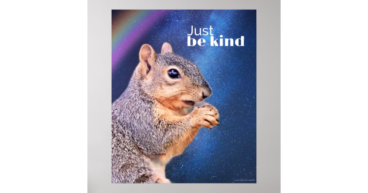 Just Be Kind Classroom Poster | Zazzle