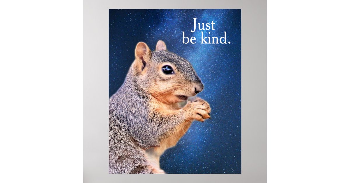 Just Be Kind Poster | Zazzle