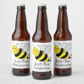 Just Bee Awesome Bumble Bee Beer Bottle Label | Zazzle