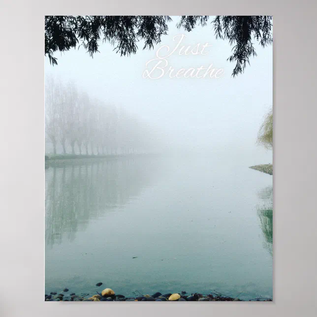 Just Breathe Poster | Zazzle