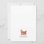 Just Checking In Hello Funny Hen Pun Cute Chickens Card | Zazzle