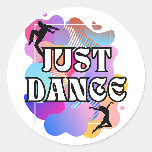 Just Dance Groove Galore Classic Round Sticker | Zazzle