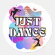 Just Dance Groove Galore Classic Round Sticker | Zazzle
