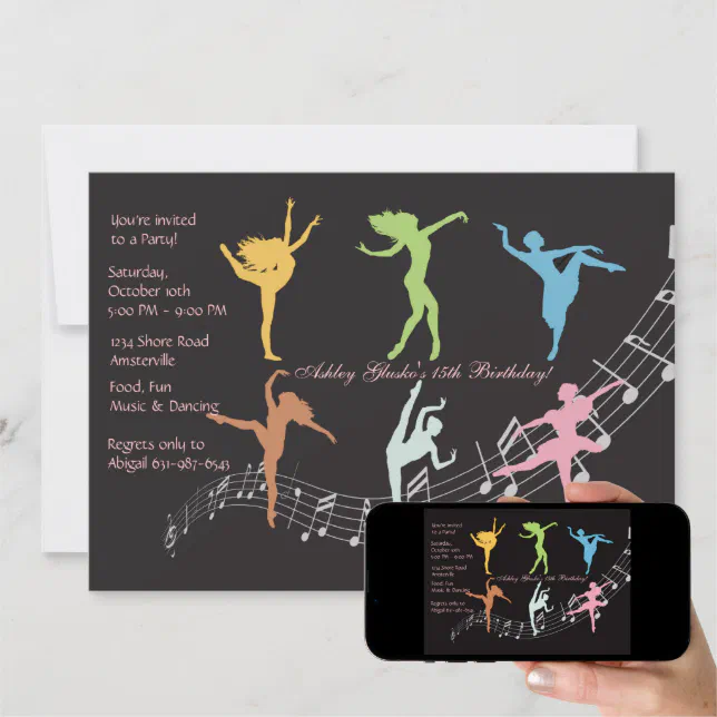 Just Dance Invitation | Zazzle