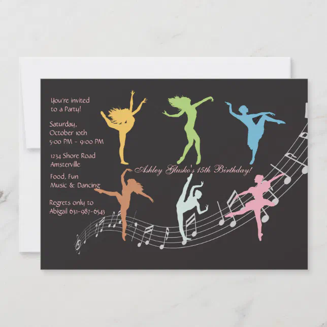 Just Dance Invitation | Zazzle