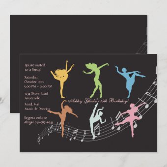 Just Dance Invitation | Zazzle