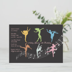 Just Dance Invitation | Zazzle