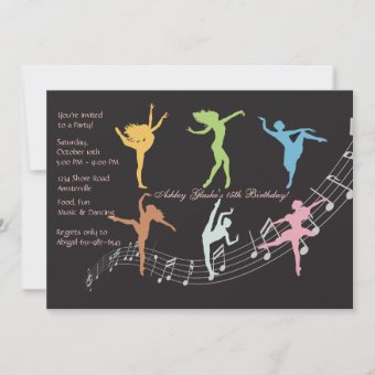 Just Dance Invitation | Zazzle