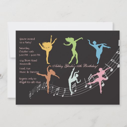 Just Dance Invitation | Zazzle