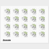Just Dill With It Square Sticker | Zazzle