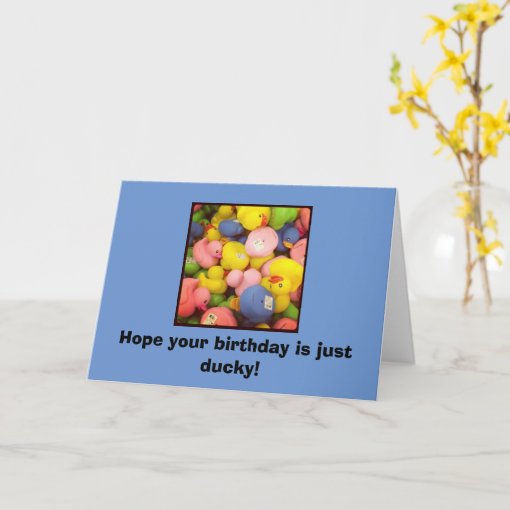 Just Ducky Card | Zazzle