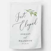 Just Eloped Sign | Wedding Elopement Sign | Zazzle