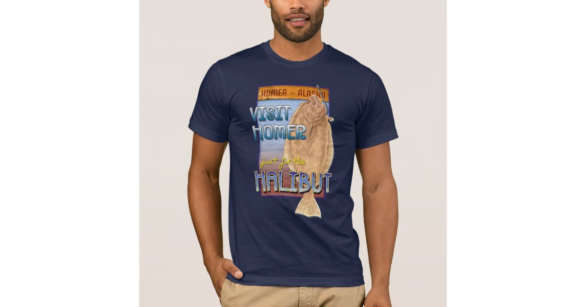 Just for the Halibut T-Shirt | Zazzle