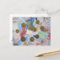 Just Gimme Money Postcard | Zazzle