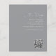 Just Love Silver QR Code BUDGET Wedding Invite | Zazzle