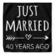 Just Married 40 Years Ago I Bandana | Zazzle