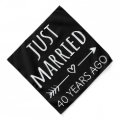 Just Married 40 Years Ago I Bandana | Zazzle