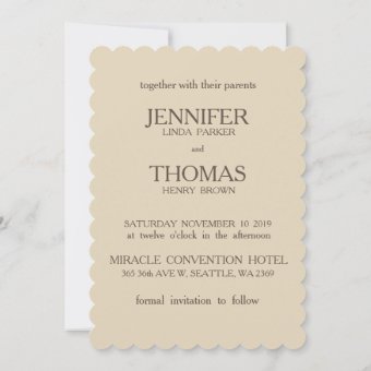 Just married car wedding invitation card. | Zazzle