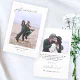 Just Married Elegant Simple Wedding Photo Card | Zazzle