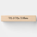 Just Married Mr. & Mrs. | Wedding Monogram Topple Tower | Zazzle
