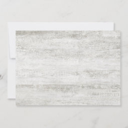 Just Married Rustic Bleached Wood Photo Wedding Announcement | Zazzle