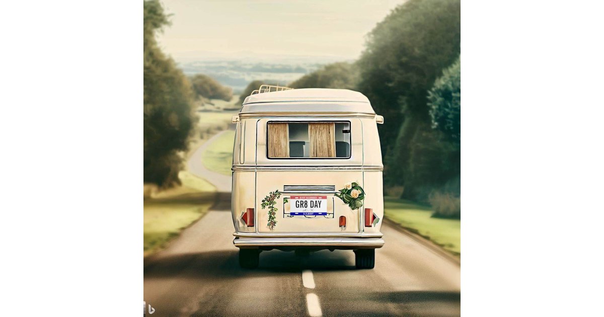 Just Married Wedding Souvenir Car Number License Plate | Zazzle