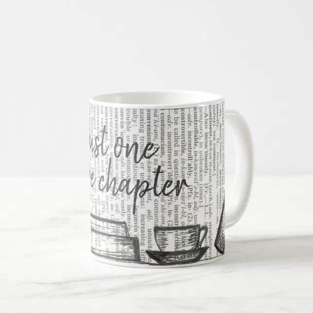 Just one more chapter coffee mug | Zazzle