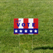 Just VOTE yard sign | Zazzle
