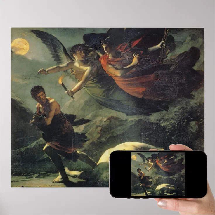 Justice And Divine Vengeance Pursuing Crime Poster | Zazzle