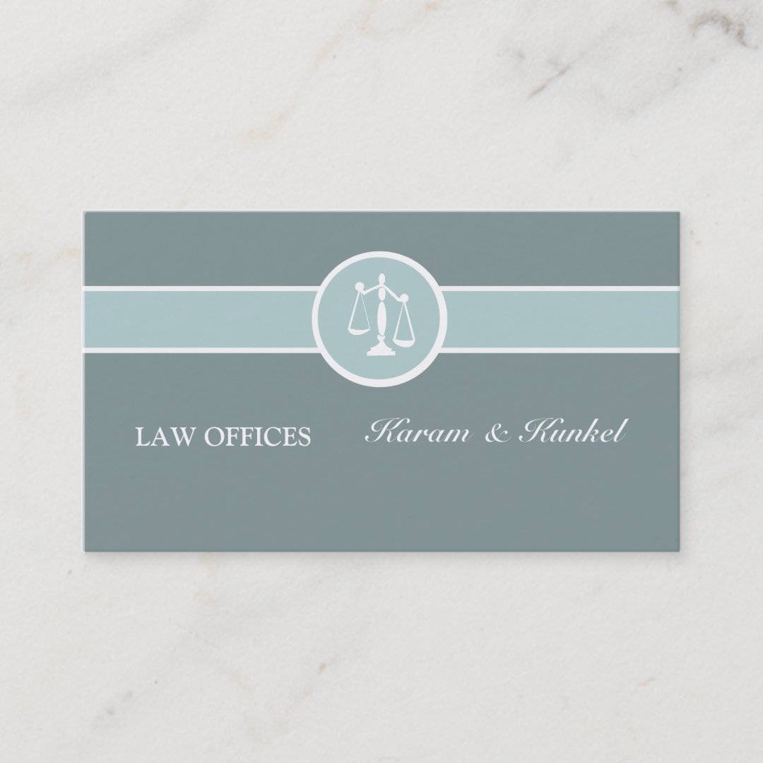 Justice Court Criminal Attorney Legal Scale Business Card | Zazzle
