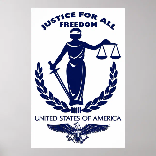 Justice For All Poster | Zazzle