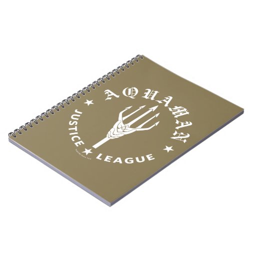 Justice League | Aquaman Retro Trident Emblem Notebook | Zazzle