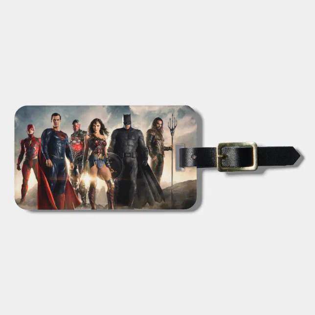 Justice League | Justice League On Battlefield Luggage Tag | Zazzle
