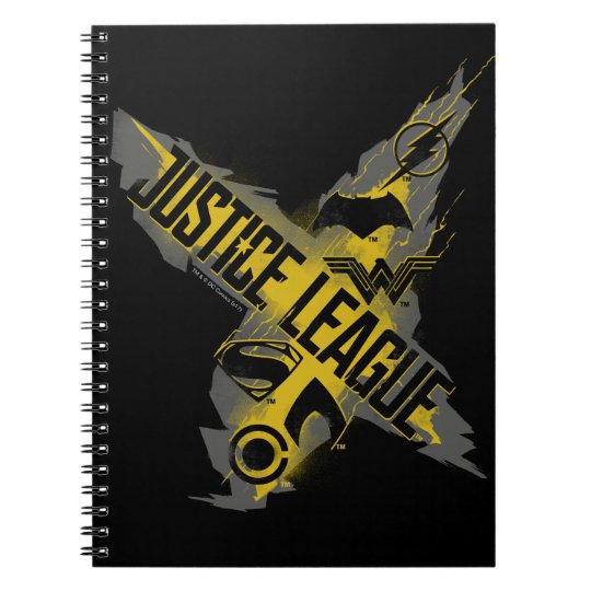 Justice League | Justice League & Team Symbols Notebook | Zazzle.com