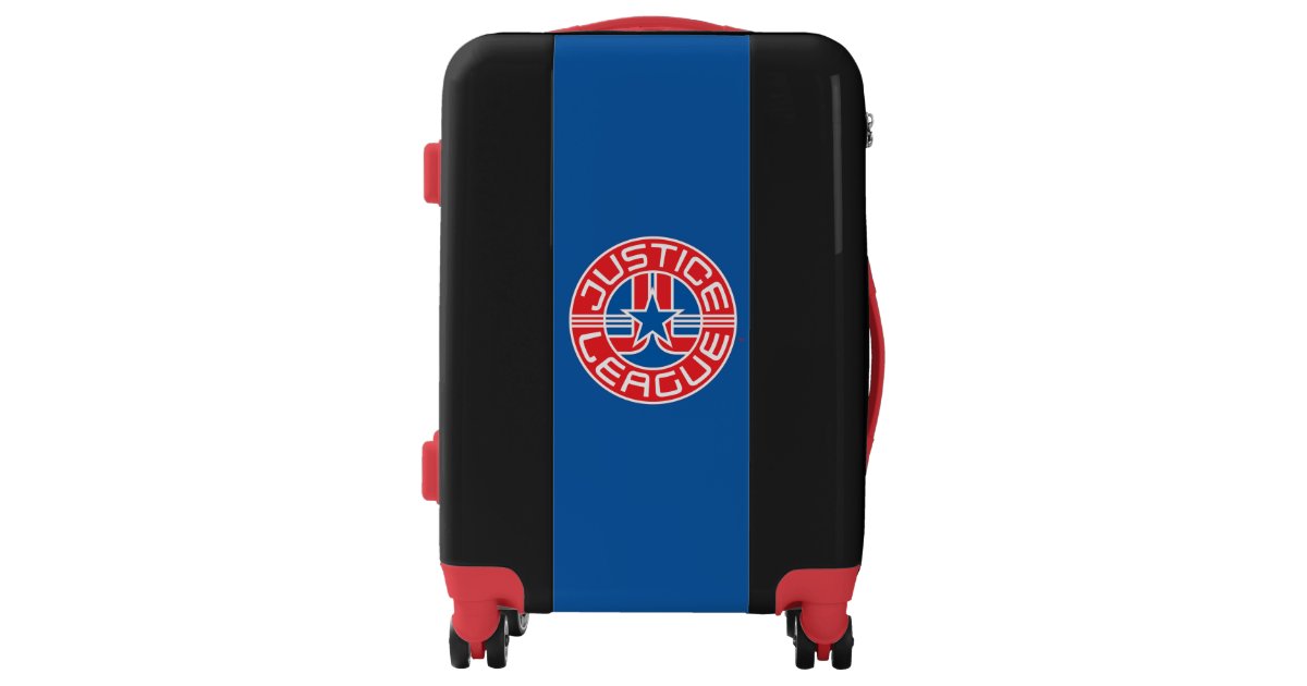 Justice League Logo Luggage | Zazzle