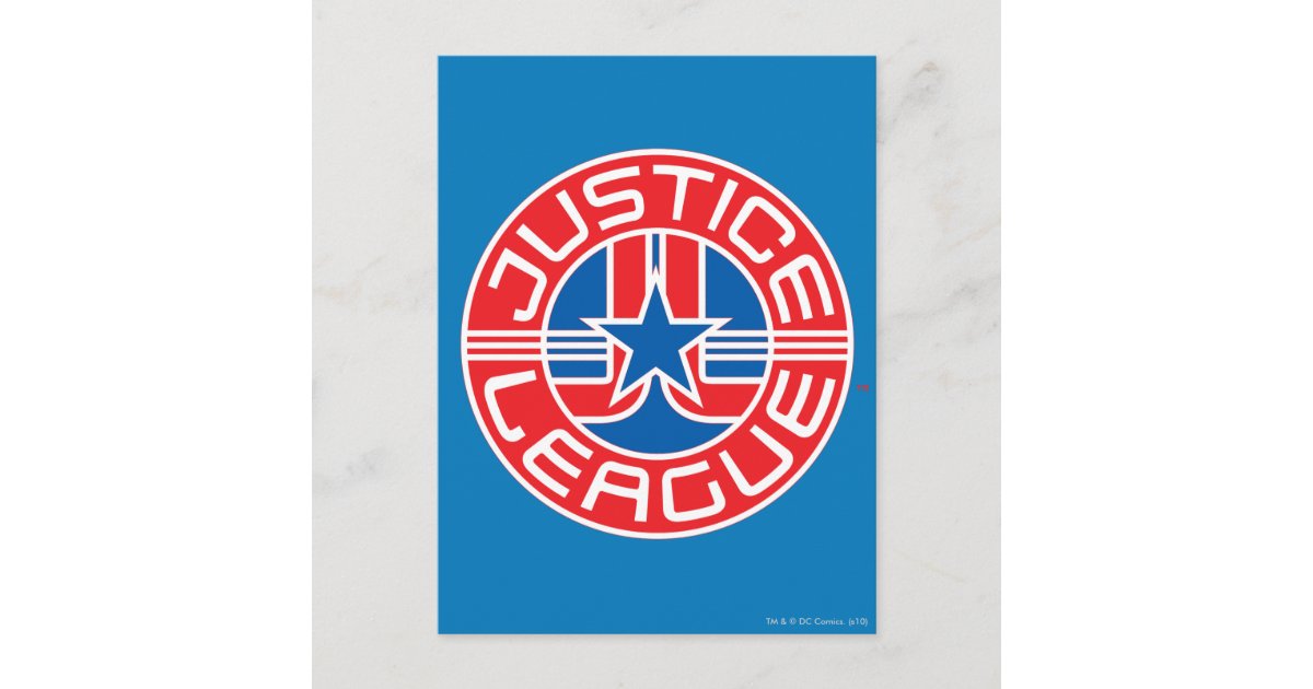 Justice League Logo Postcard | Zazzle