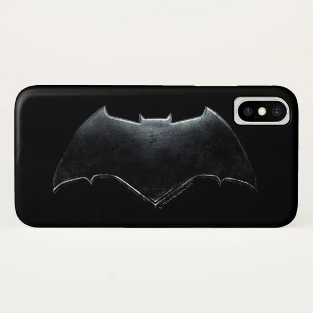 Justice League | Metallic Batman Symbol Case-Mate iPhone Case | Zazzle